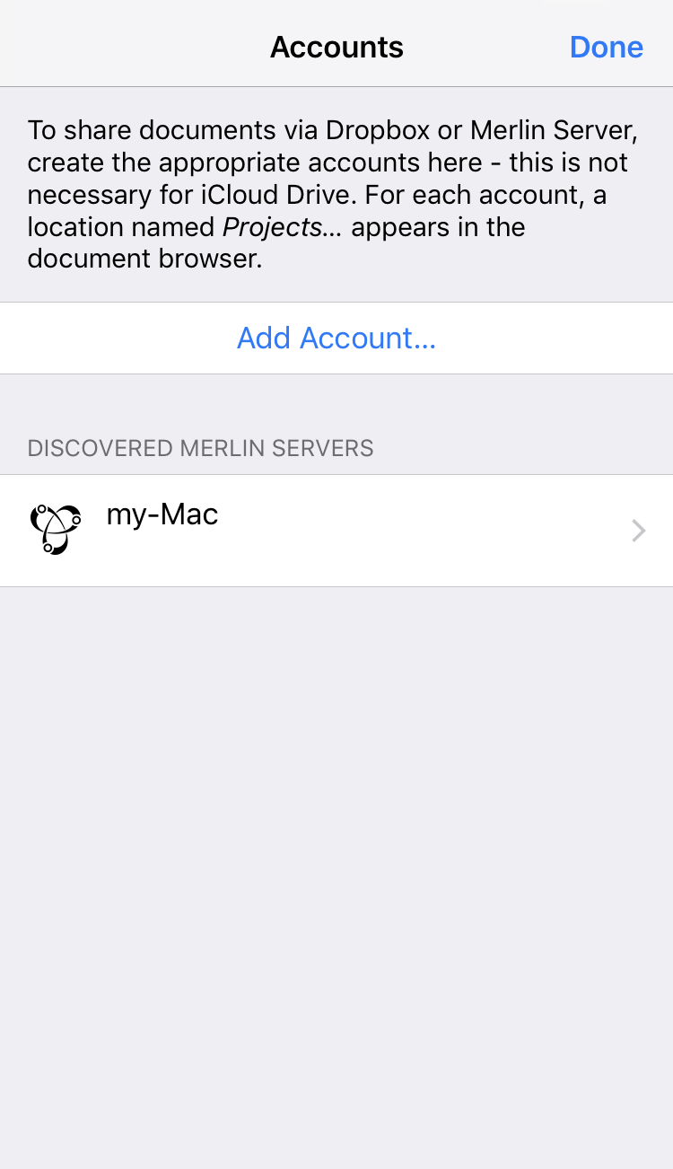 Merlin Project for iPhone